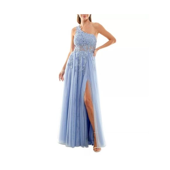Say Yes To The Prom | Dresses | Say Yes To The Womens Light Blue Lined ...